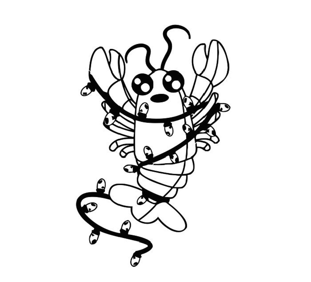 Christmas Crawfish SVG Cut File - Etsy