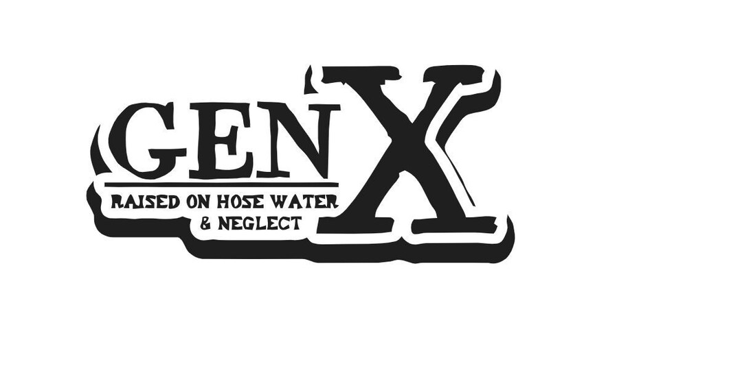 Gen X SVG Cut File - Etsy