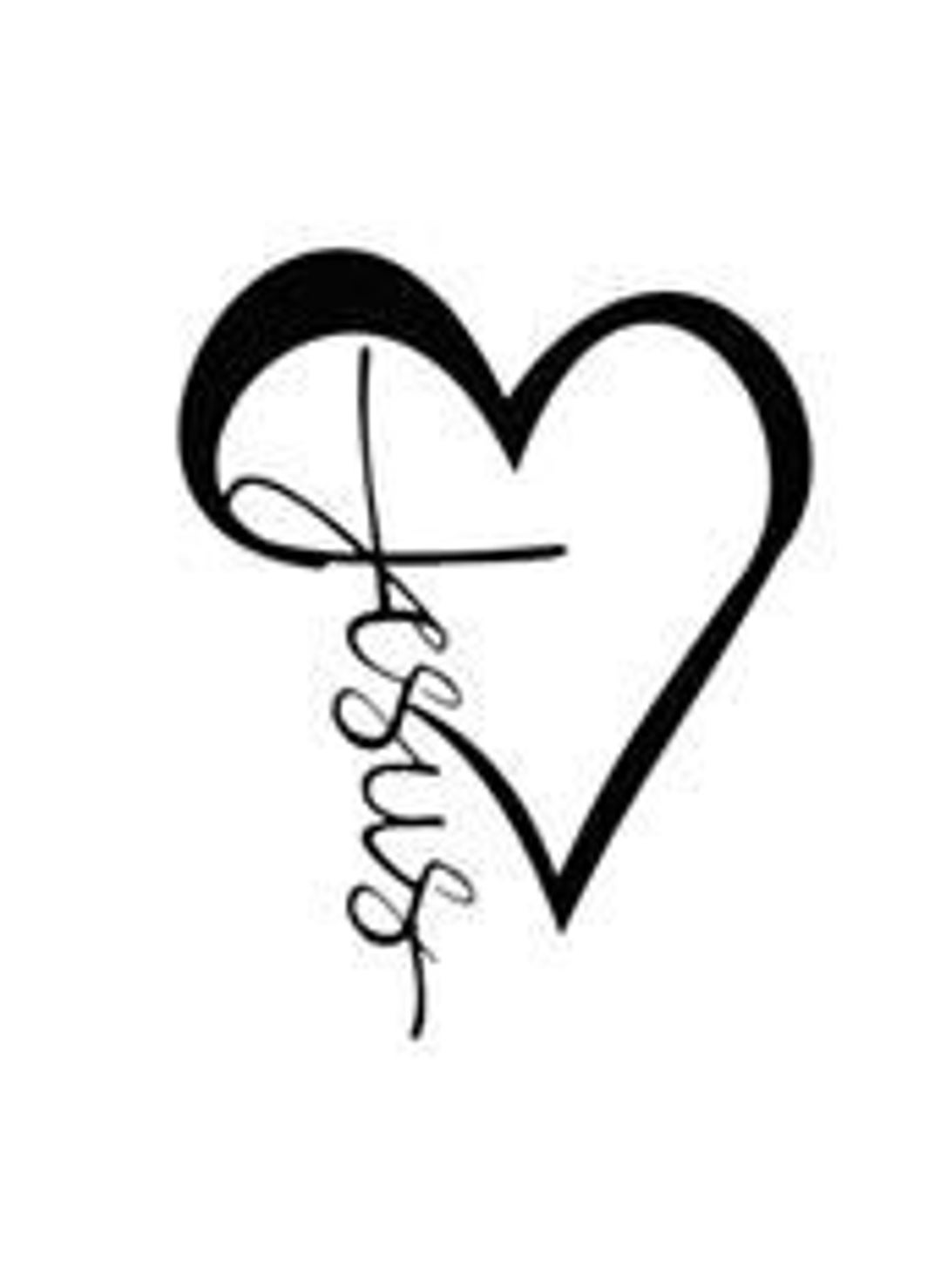 Jesus Heart SVG Cut File - Etsy UK