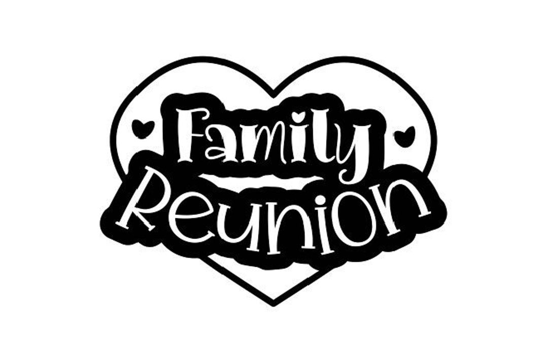 Heart Family Reunion PNG and SVG Cut File - Etsy