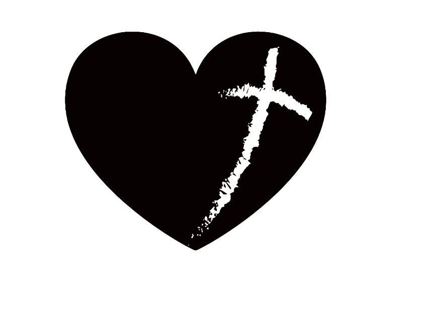 Scratched Heart SVG Cut File - Etsy