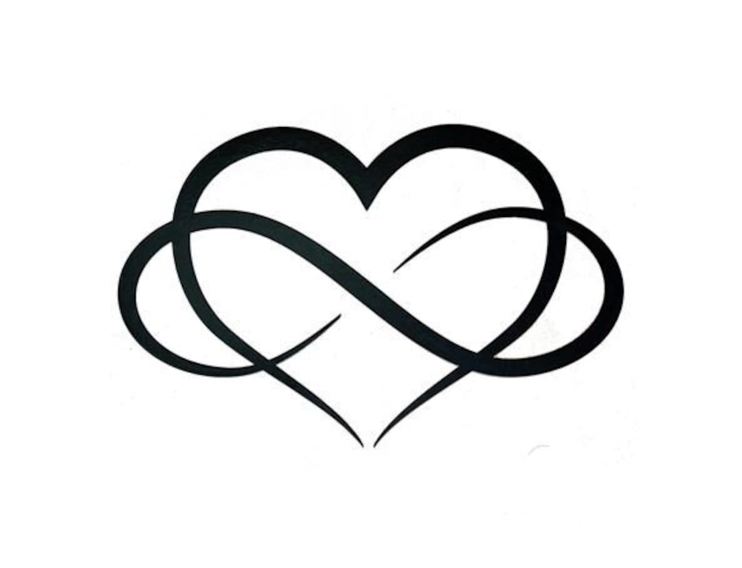 Infinity Heart Duo SVG Cut File - Etsy