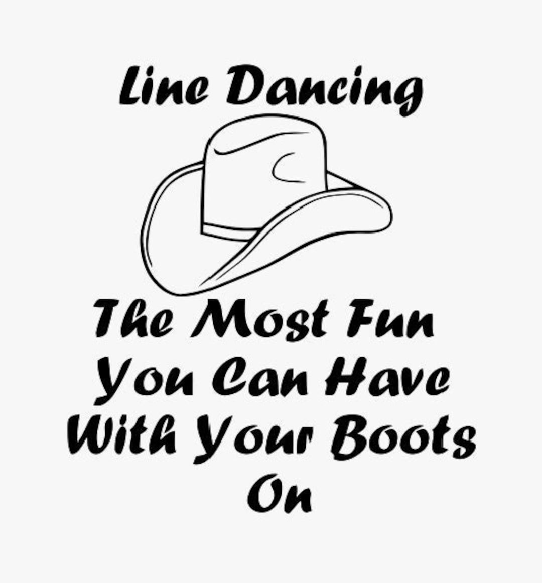 Line Dancing SVG Cut File - Etsy