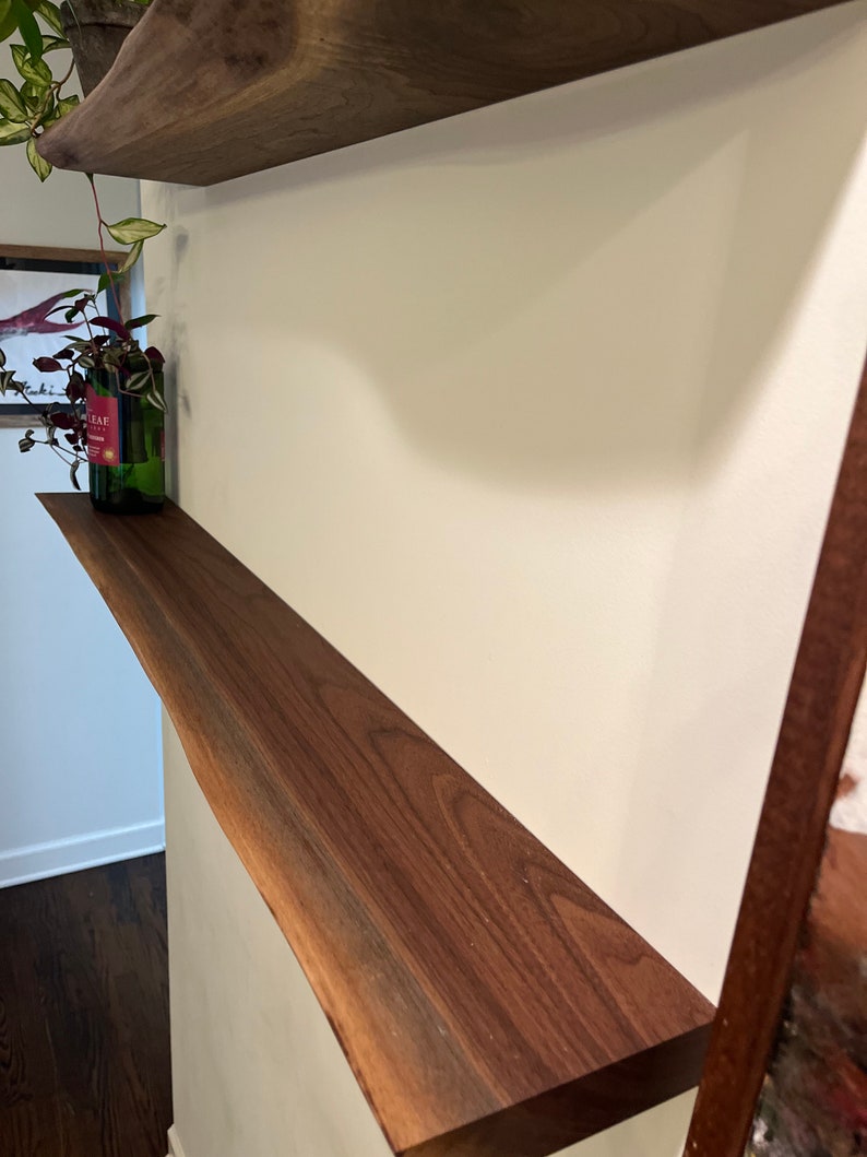 Live Edge Floating Shelves - Etsy