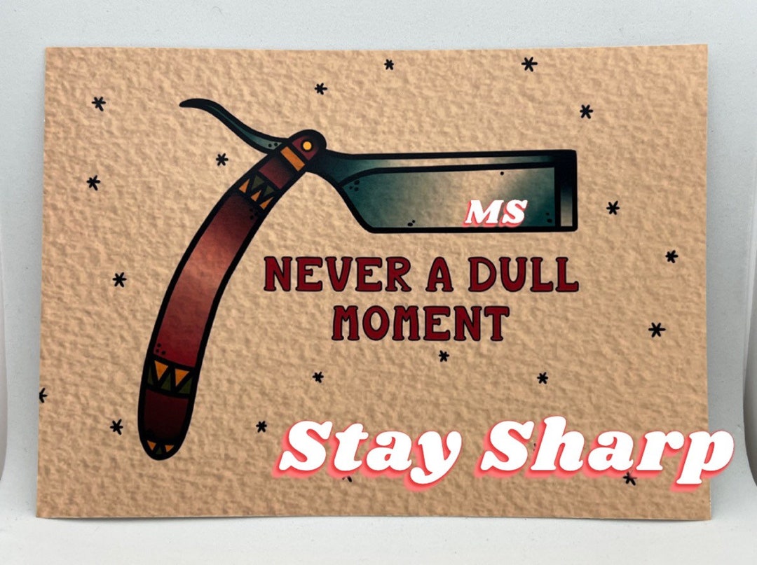 American Traditional Flash Tattoo Art Print: Stay Sharp 5”x7” Old ...