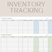Editable Product Inventory Tracker Template Excel - Etsy