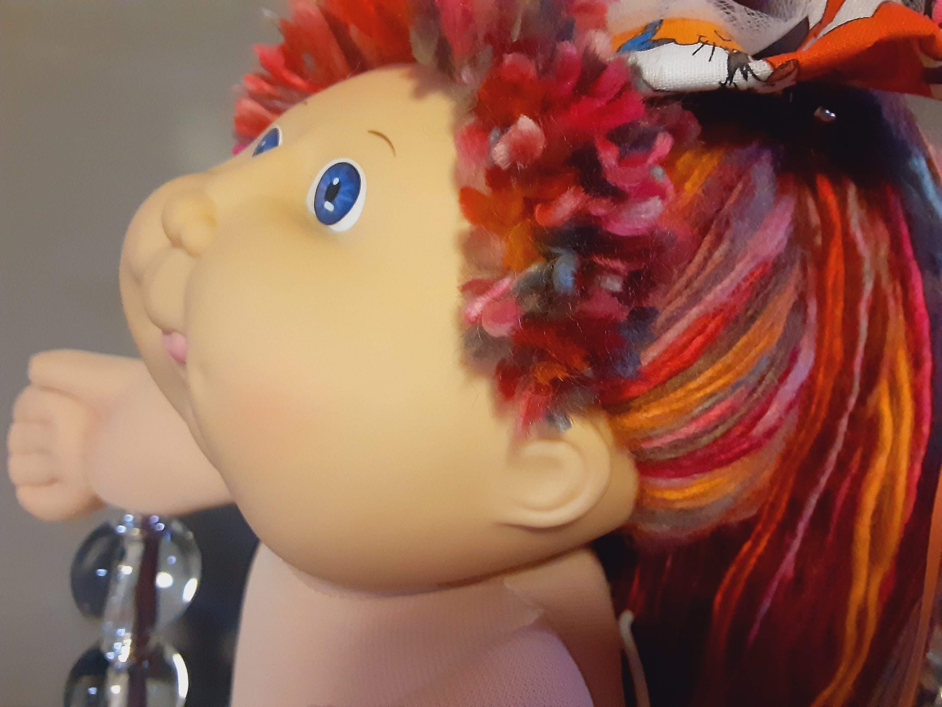 Vintage Cabbage Patch Kid Custom Re-root, Disney Cat's - Etsy