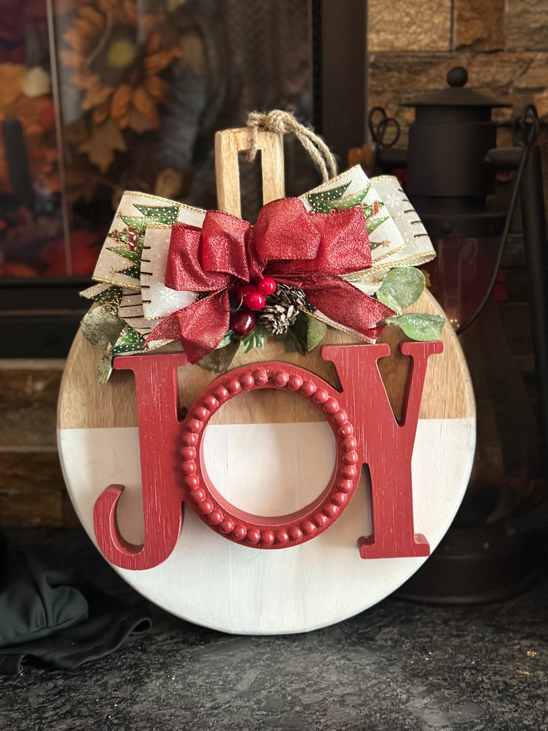 Christmas Wall Decor - Joy - Etsy