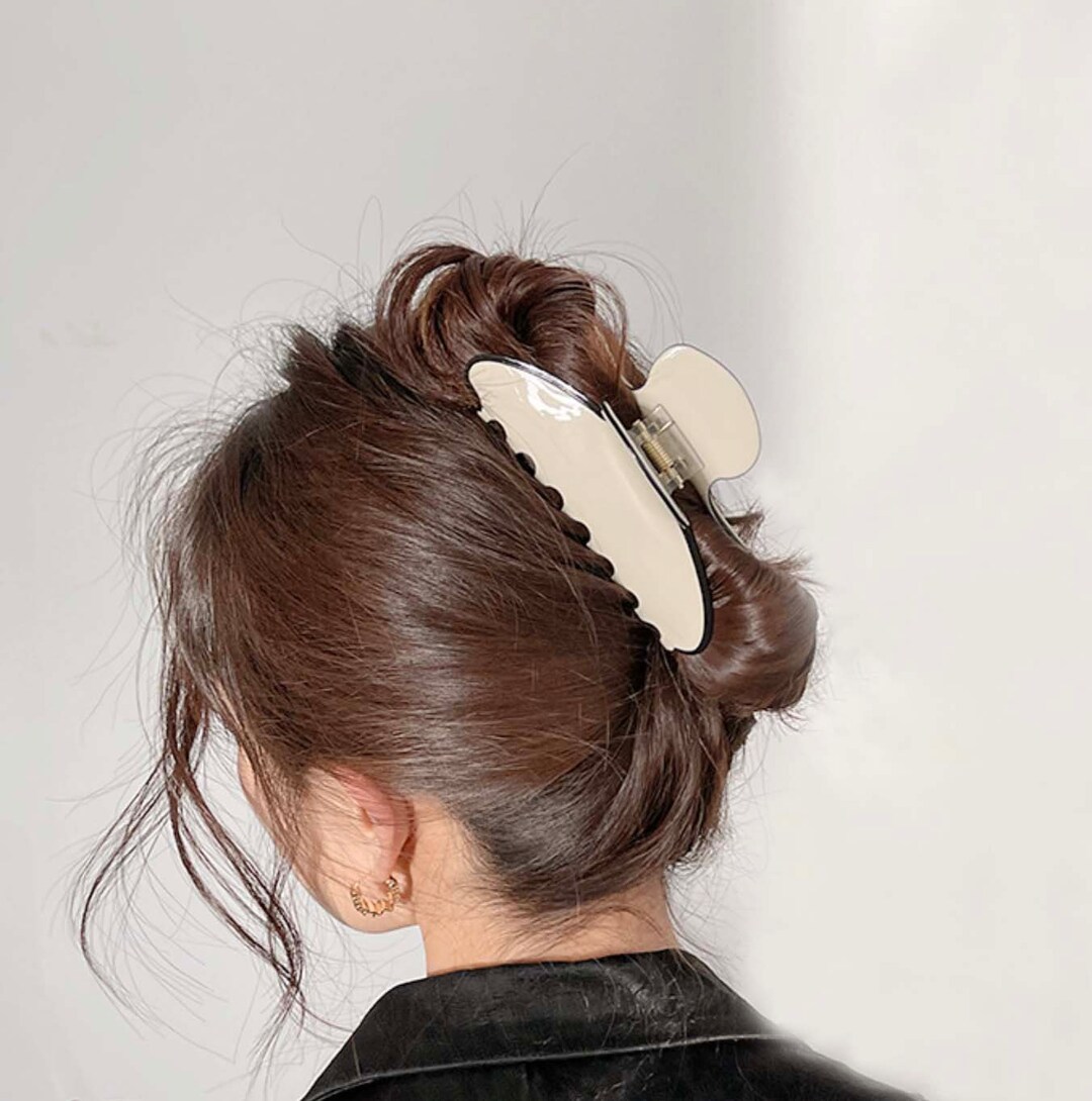 French Hair Claw Clips, Large Claw Clip, Claw Clip for Thick Hair, Big ...