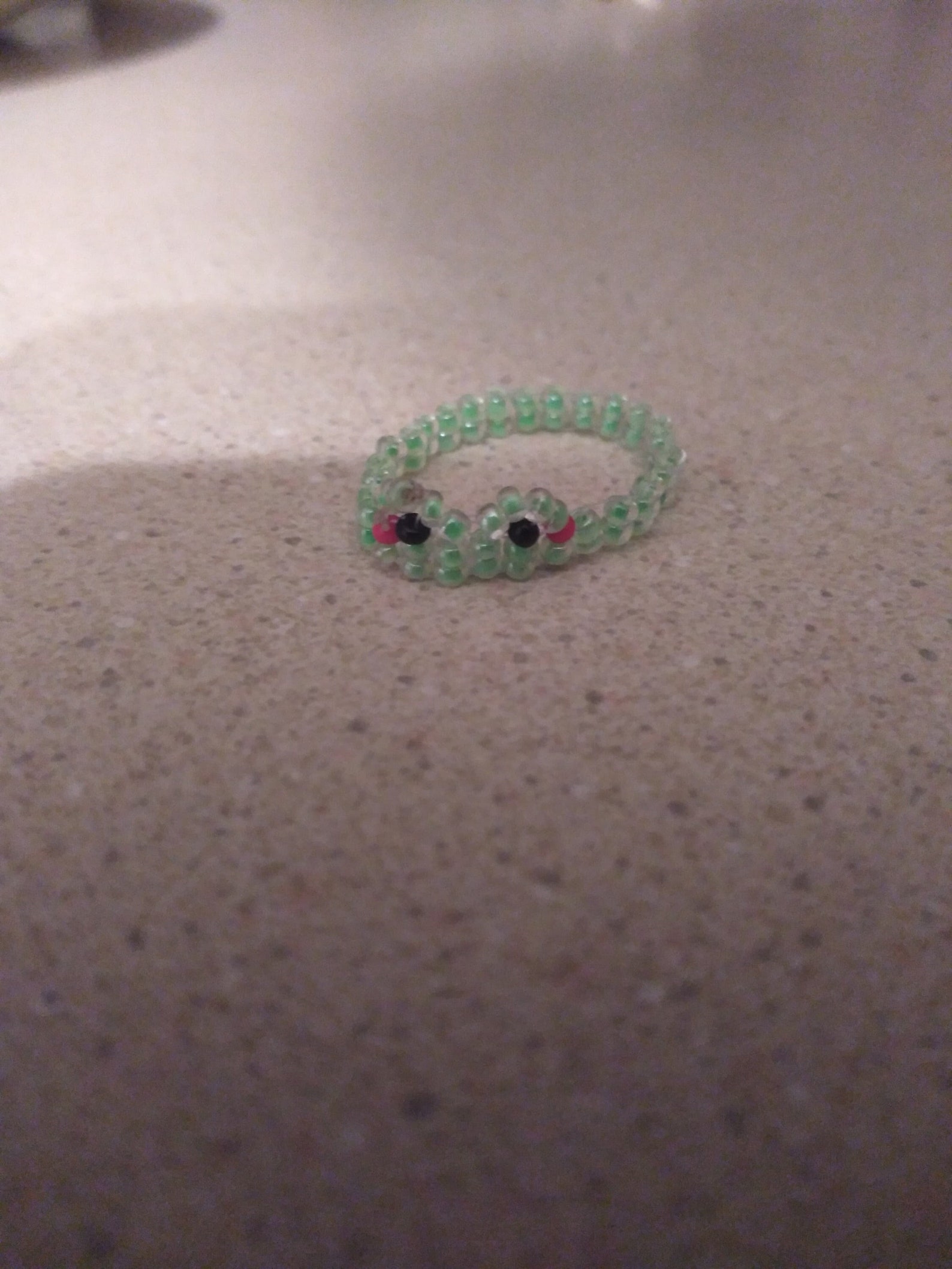 Beaded Frog Ring - Etsy