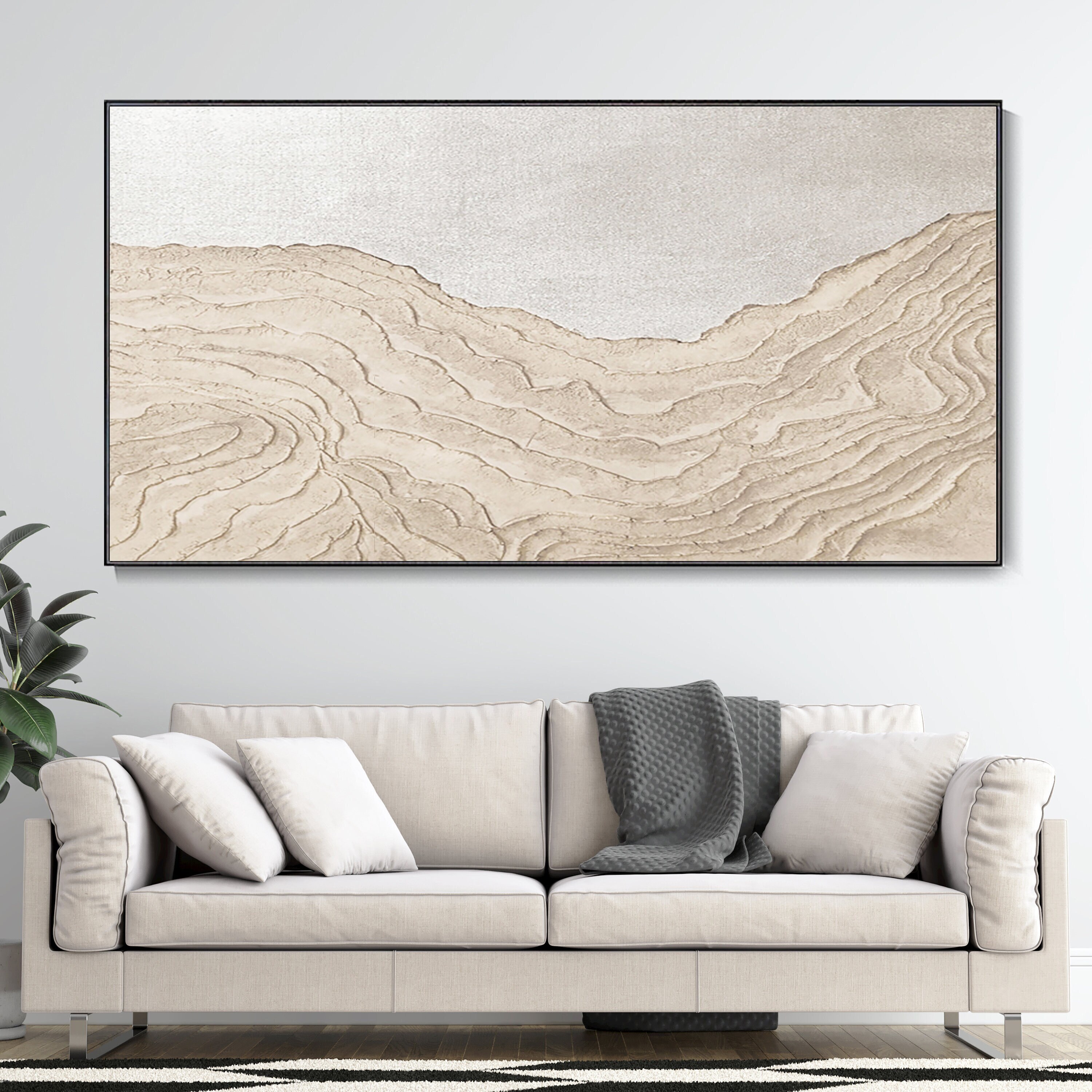 3D Original Mountain Texture Painting Abstract Landscape Oil - Etsy