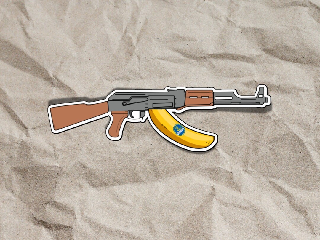 AK47 Banana Clip Sticker - Rifle Magazine Vinyl Decal - Etsy UK