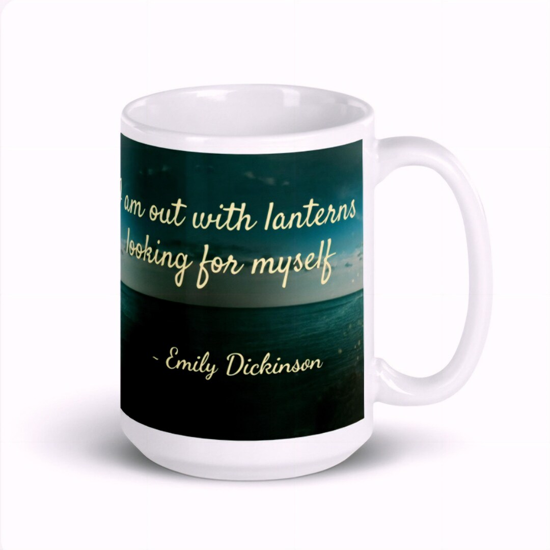 Emily Dickinson Lanterns Mug - Etsy