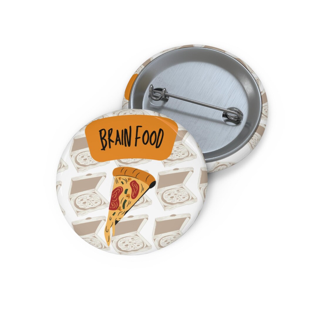 Pizza Pin, Cool Button Pin for Pizza Lovers and Foodies - Etsy