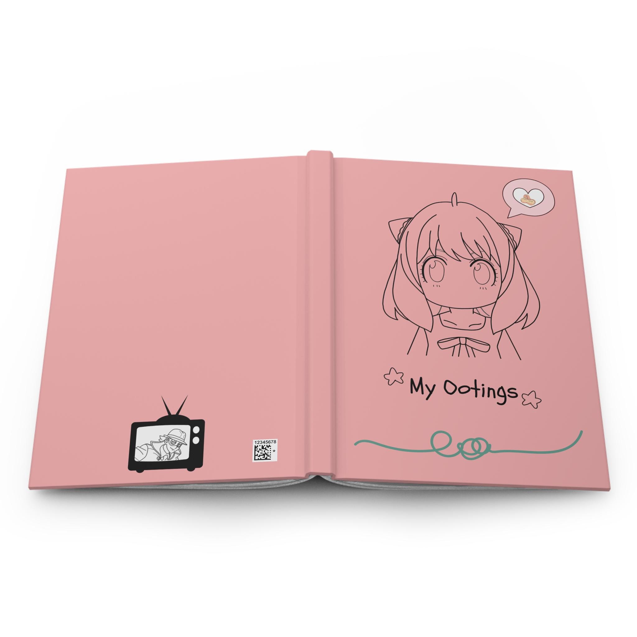 Spy Family Inspired Notebook, Anya Forger Character Journal, Anime Book ...