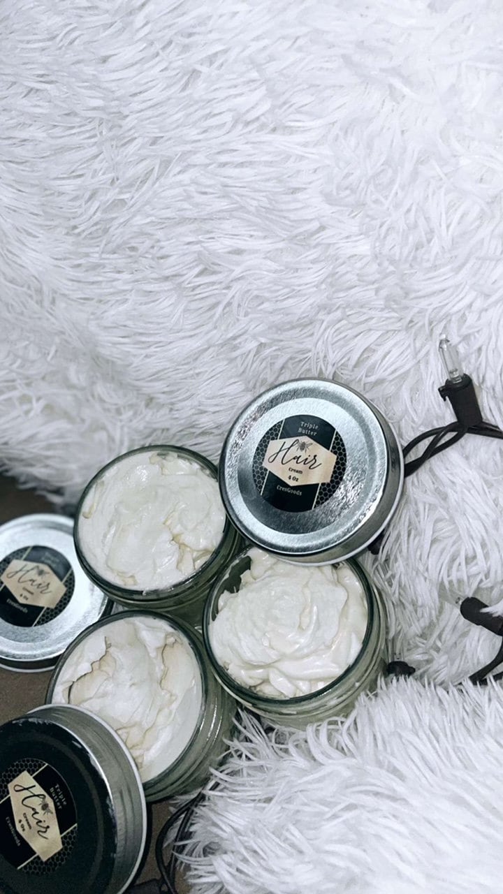 Triple Butter Hair Cream - Etsy