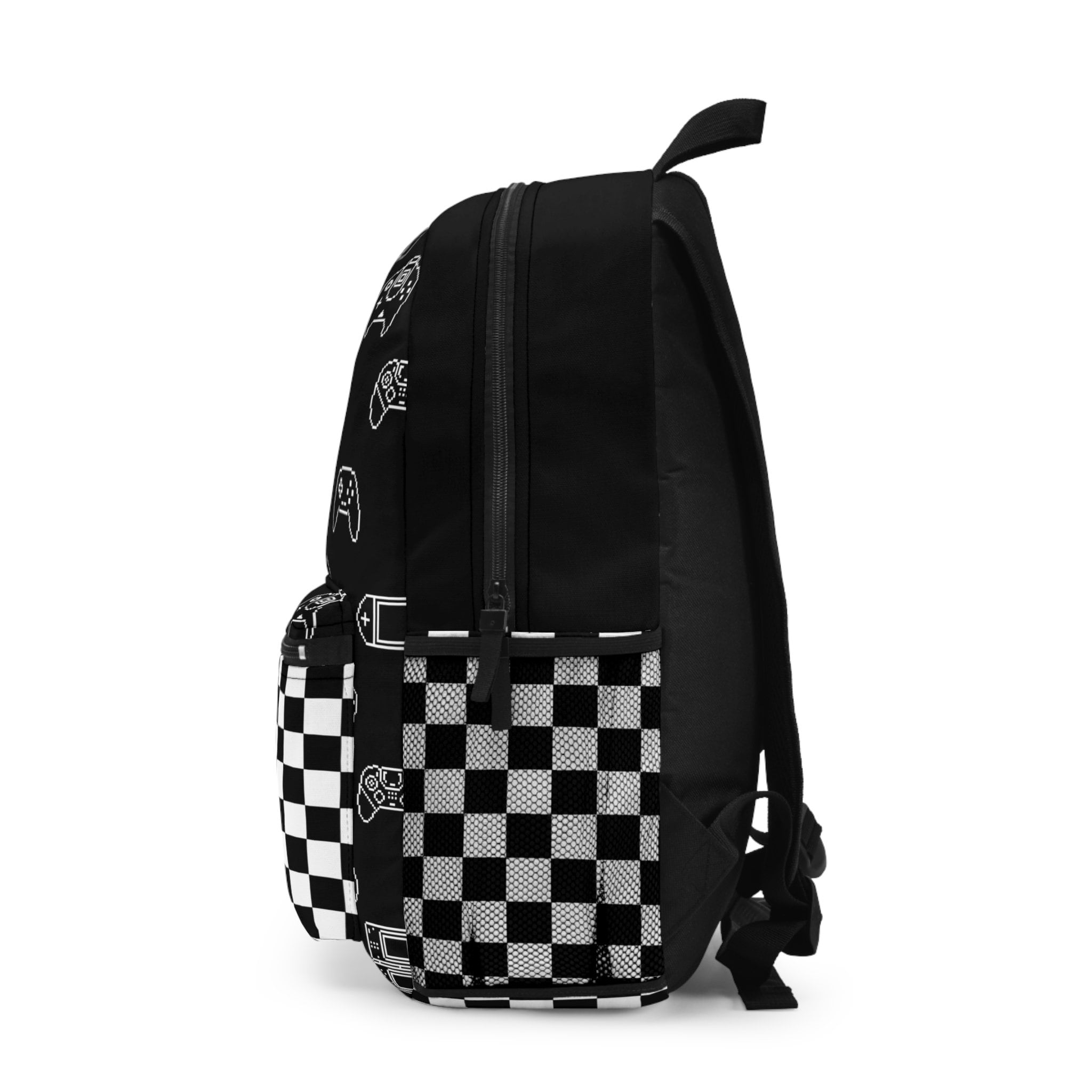 Retro Video Game & Checkered Backpack Travel or School Backpack - Etsy