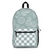 Black Smiley Face & Checkered Backpack - Etsy