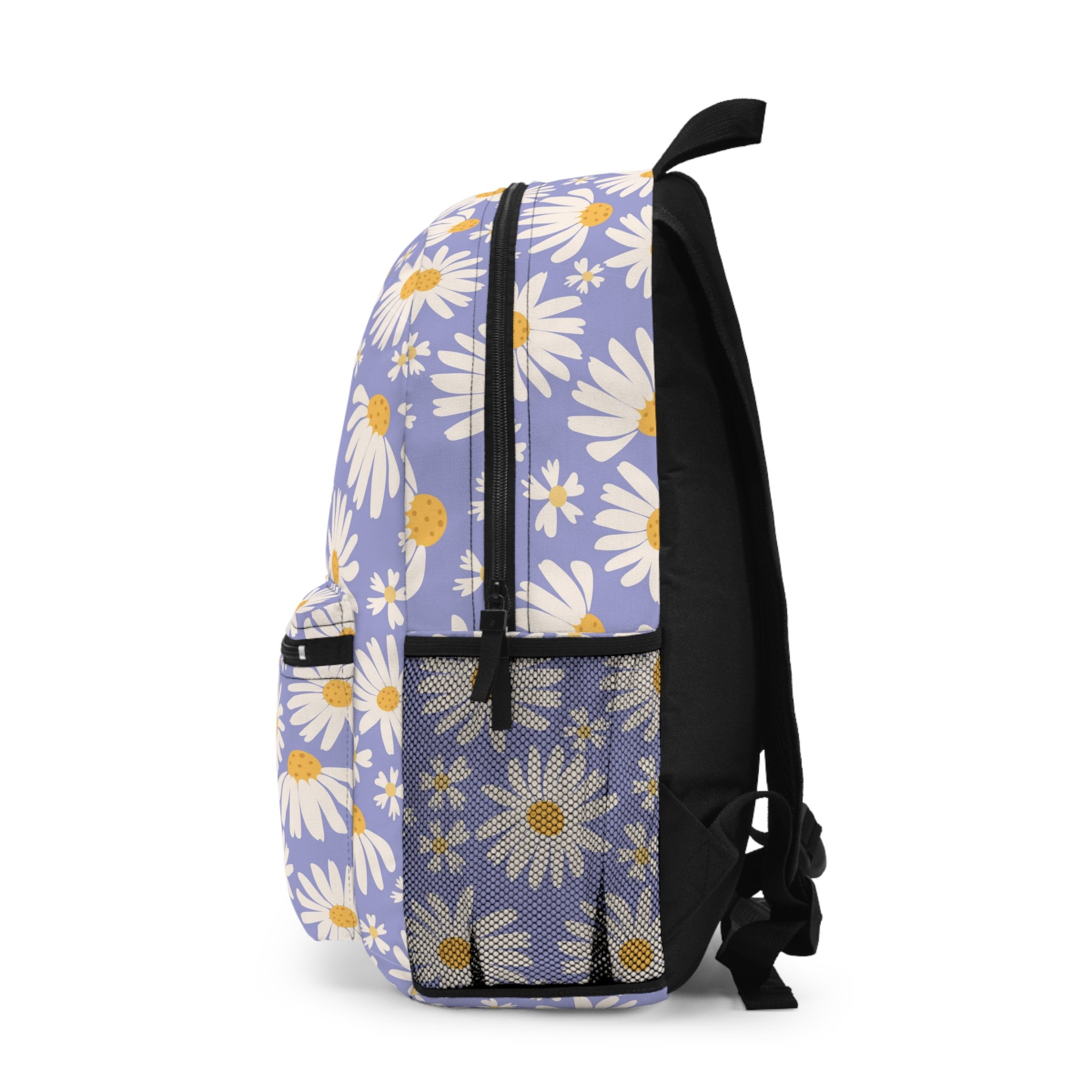 Purple Daisy Floral Backpack - Etsy