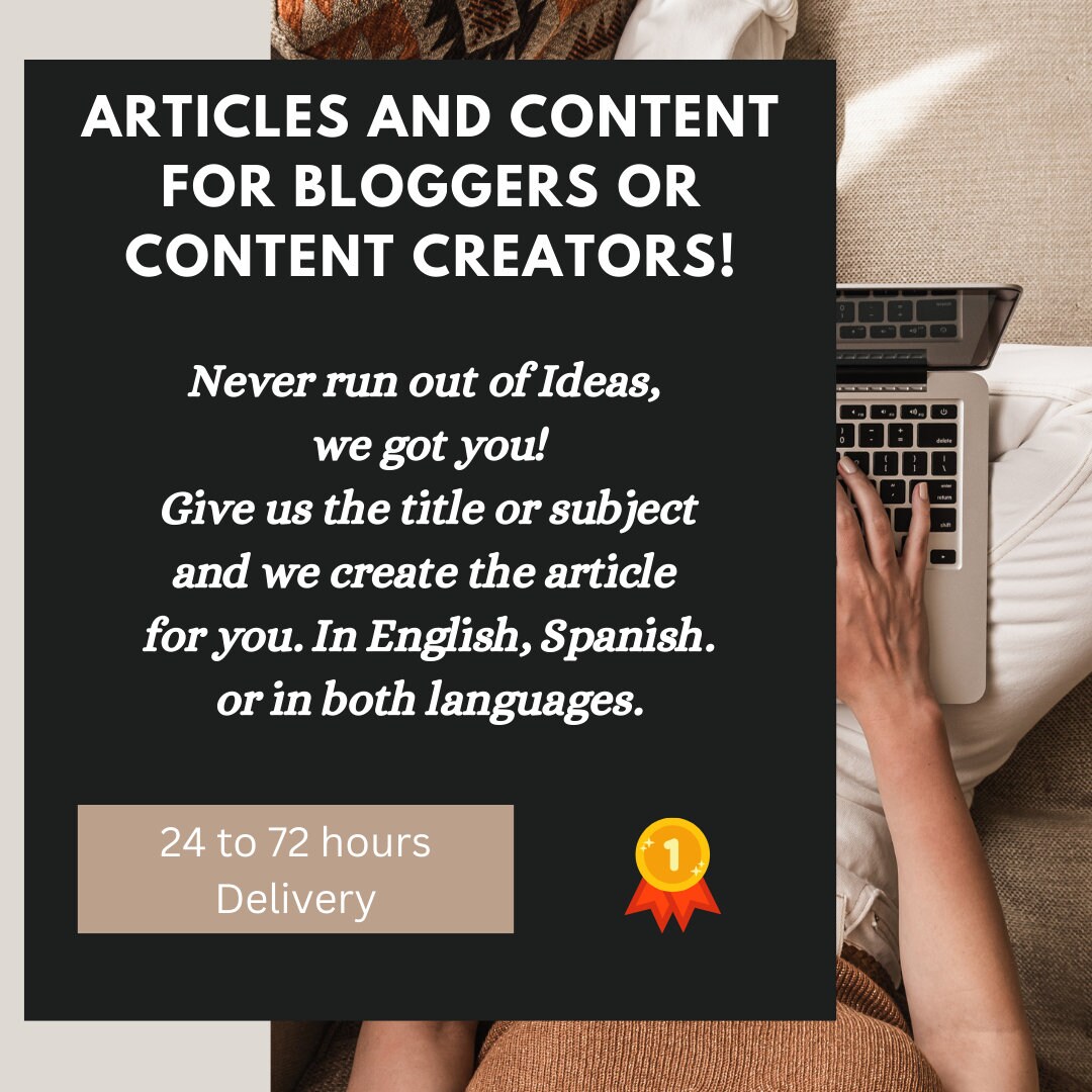 Customized Articles, Blog Posts, Social Media, Website Content Services ...