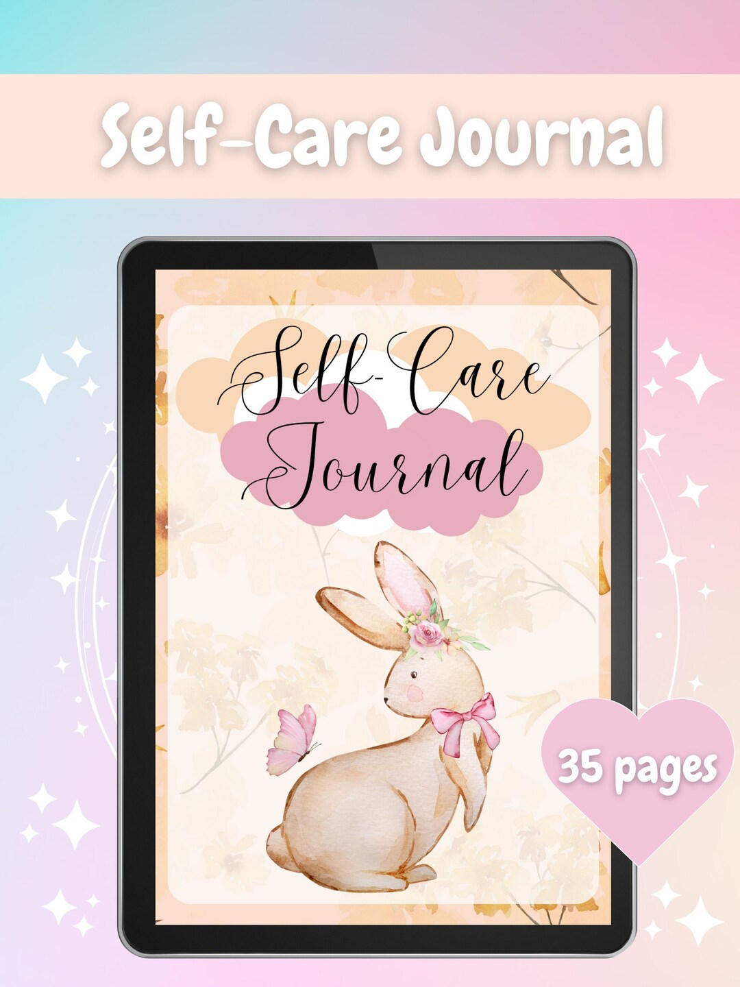 Self Care Journal, Self Care Planner Digital, Self Care Printable, Self ...