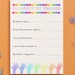 Rainbow All About My Teacher Printable, Memory and Keepsake for School ...