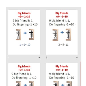 Abacus Powerpoint, Big Friends Formula, Bonds of 10, Math Sums, Soroban ...