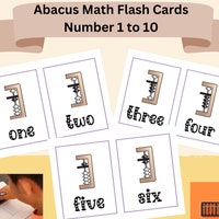 Nine A4 Abacus Visuals for Kids – PDF Templates for Mental Maths ...