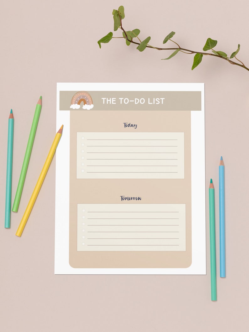 Back to School Checklists, Printable Checklists, Kids Daily Checklists ...