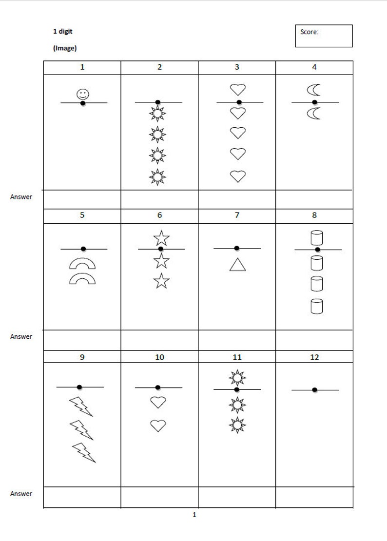 Abacus Beads, Mental Imaging Worksheet, Mental Visualization, Mental ...
