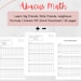 Abacus Math Worksheet: Big, Little Friends, Neighbours Formula (PDF) - Etsy