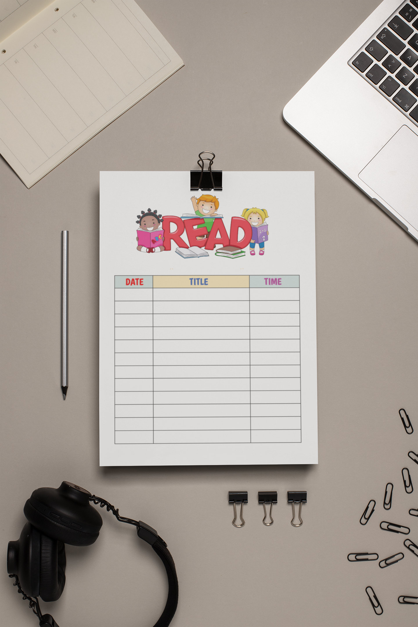 Printable Book Reading Log for Kids, Reading Log for Kids, Kids Reading ...