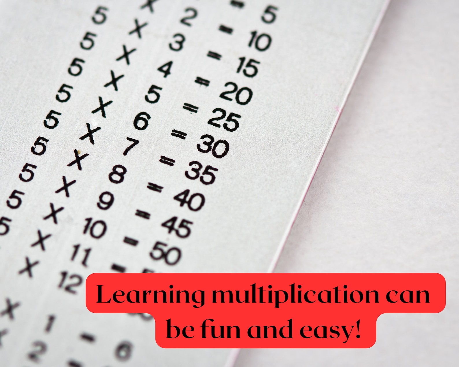 Multiplication Digital Flash Card, Math Powerpoint, Timestable ...