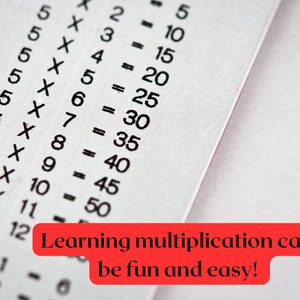 Multiplication Digital Flash Card, Math Powerpoint, Timestable ...