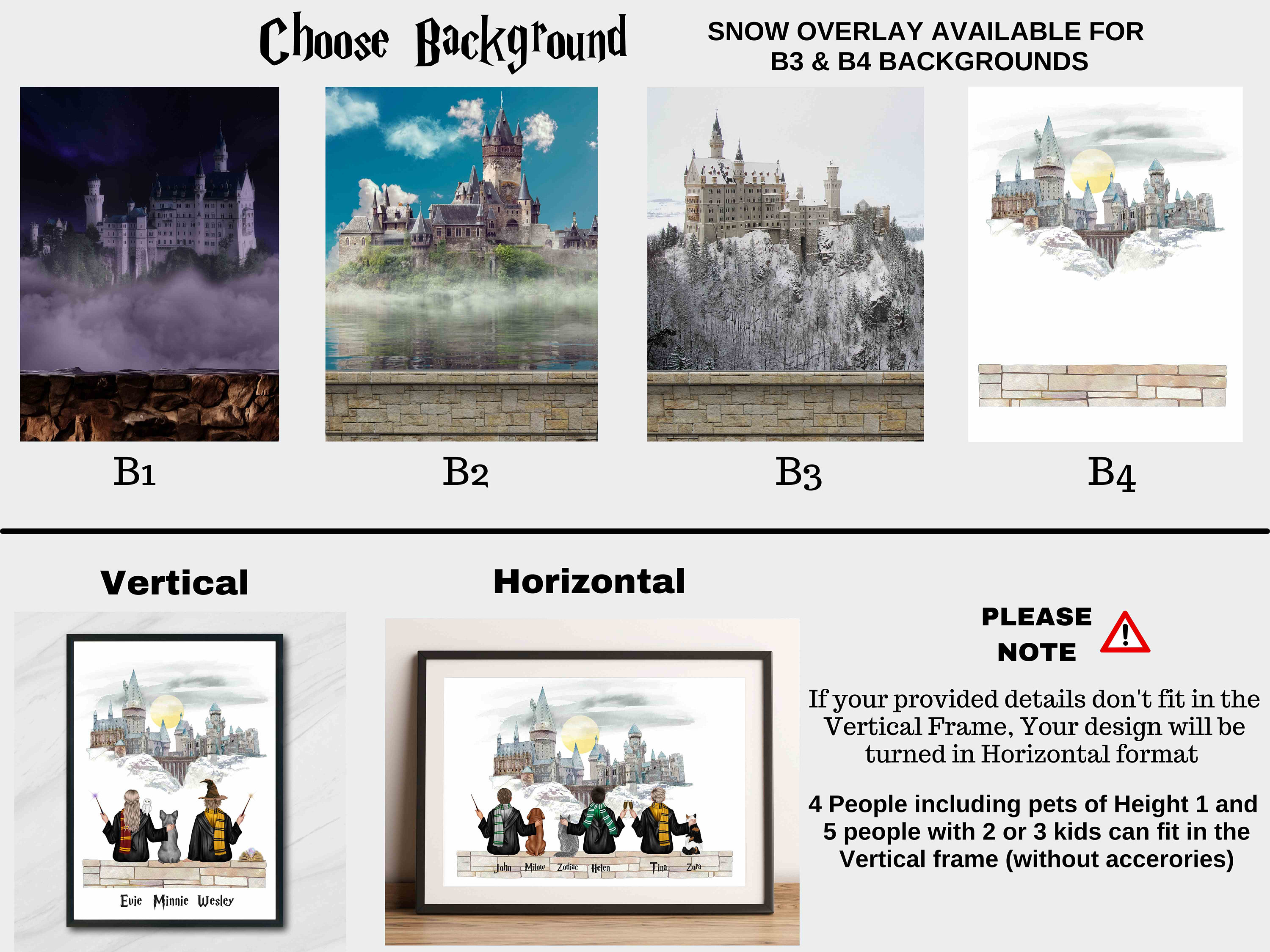 Personalised Wizard Friends Print for Christmas Best Friend - Etsy