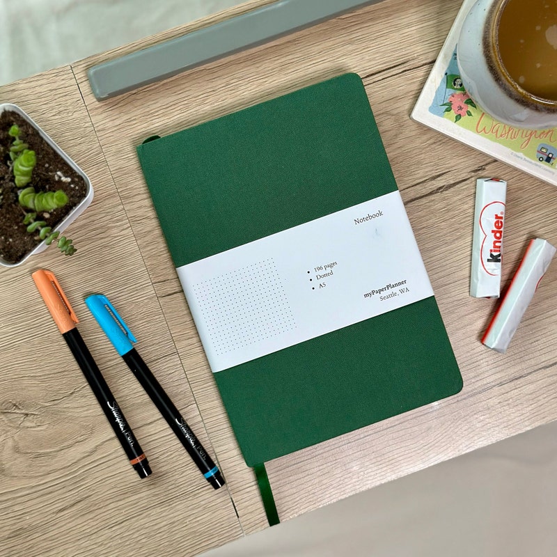 Dot Grid Notebook - Etsy