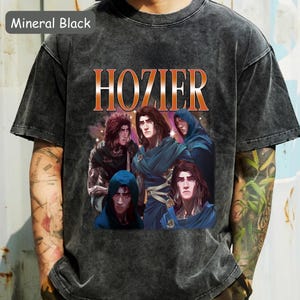 Viktor hozier Unisex Graphic Vintage-style Wash Shirt, Limited Viktor ...