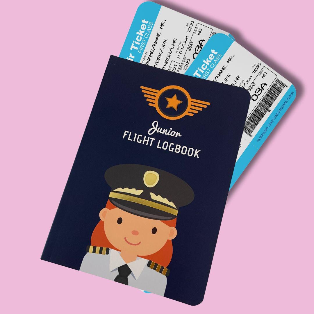 Flight Logbook for Girls by Junior Frequent Flyer (2025 Edition) - Etsy