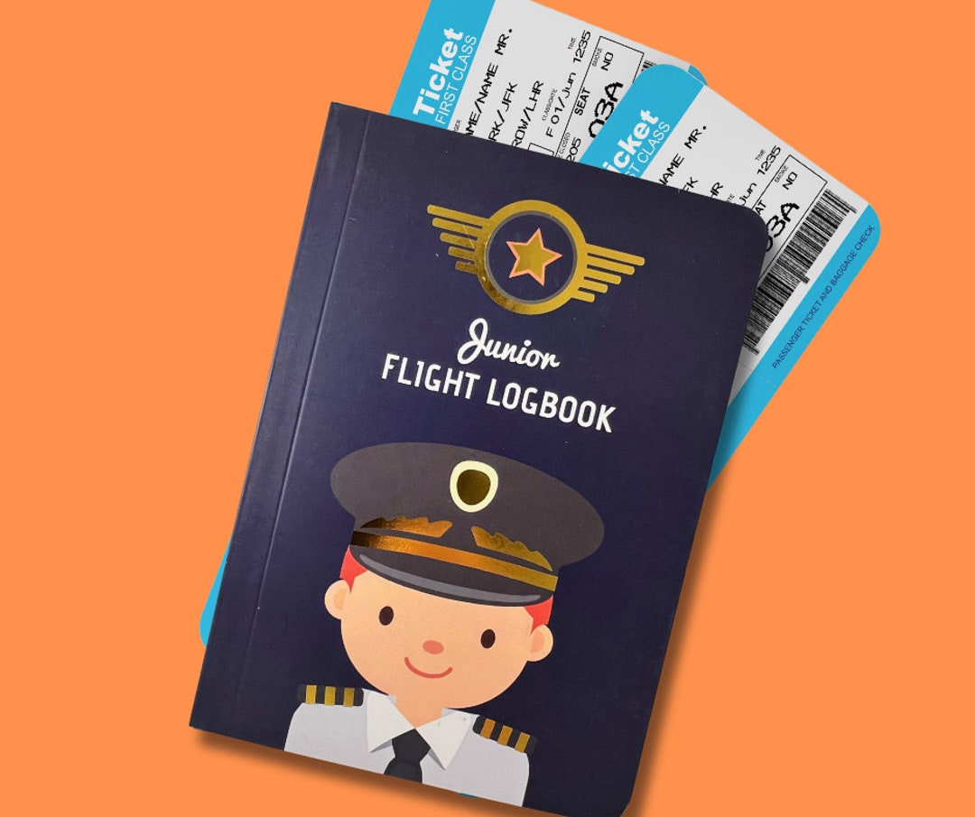 Flight Logbook for Boys "lindbergh" by Junior Frequent Flyer (U.S ...