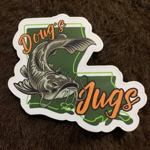 Doug’s Jugs Decal Sticker 4”x4” | Boat Sticker | Boat Decal | Tackle ...