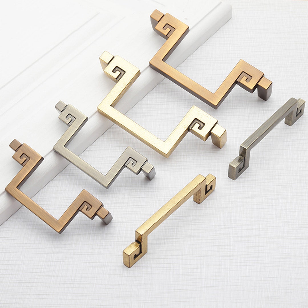 3.75" 5" Asian Drop Bail Pulls Kitchen Cabinet Door Pulls Modern Drawer ...