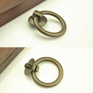 3.54 " 4.25" Retro Drop Bail Pulls Asian Cabinet Door Pulls Knobs With ...