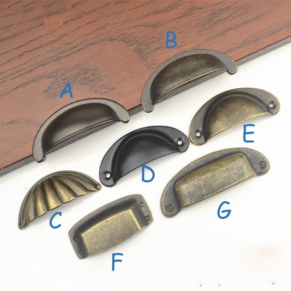 Antique Drawer Pulls - Etsy