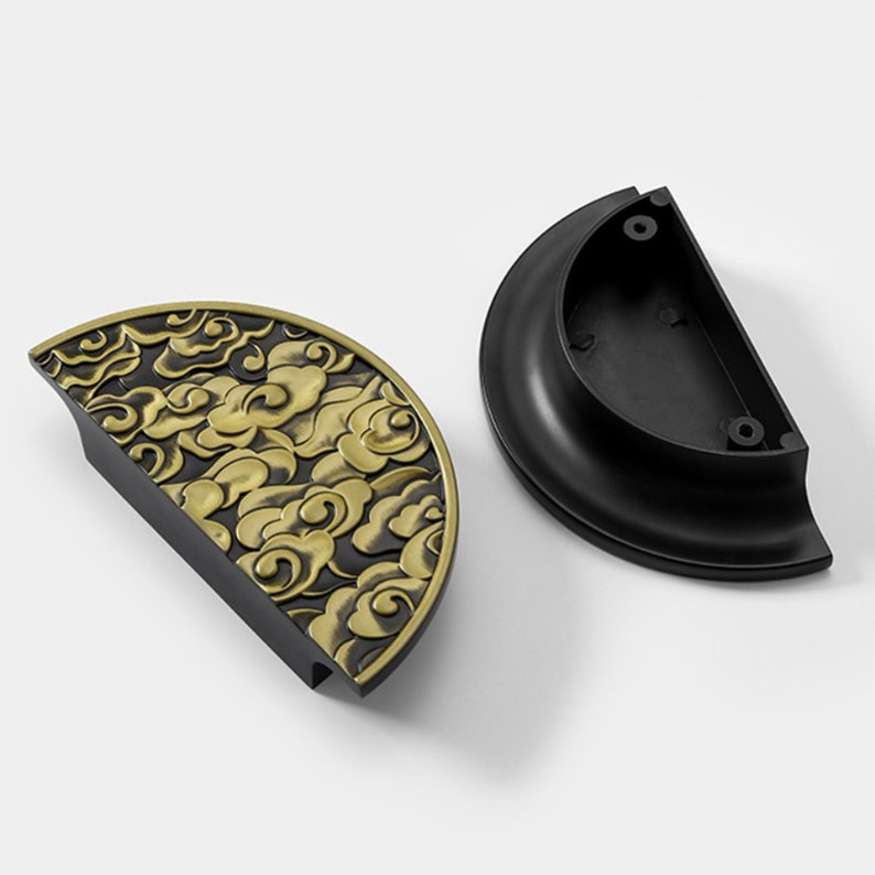 2.5 Chinese Semicircle Cabinet Door Handles Asian - Etsy
