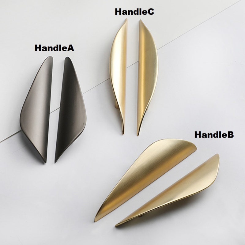 Leaf Drawer Pulls - Etsy
