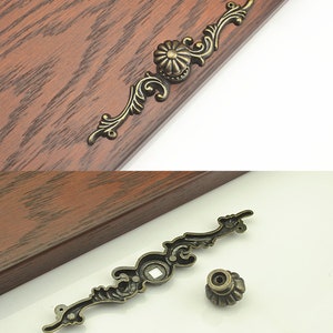 3.54 " 4.25" Retro Drop Bail Pulls Asian Cabinet Door Pulls Knobs With ...