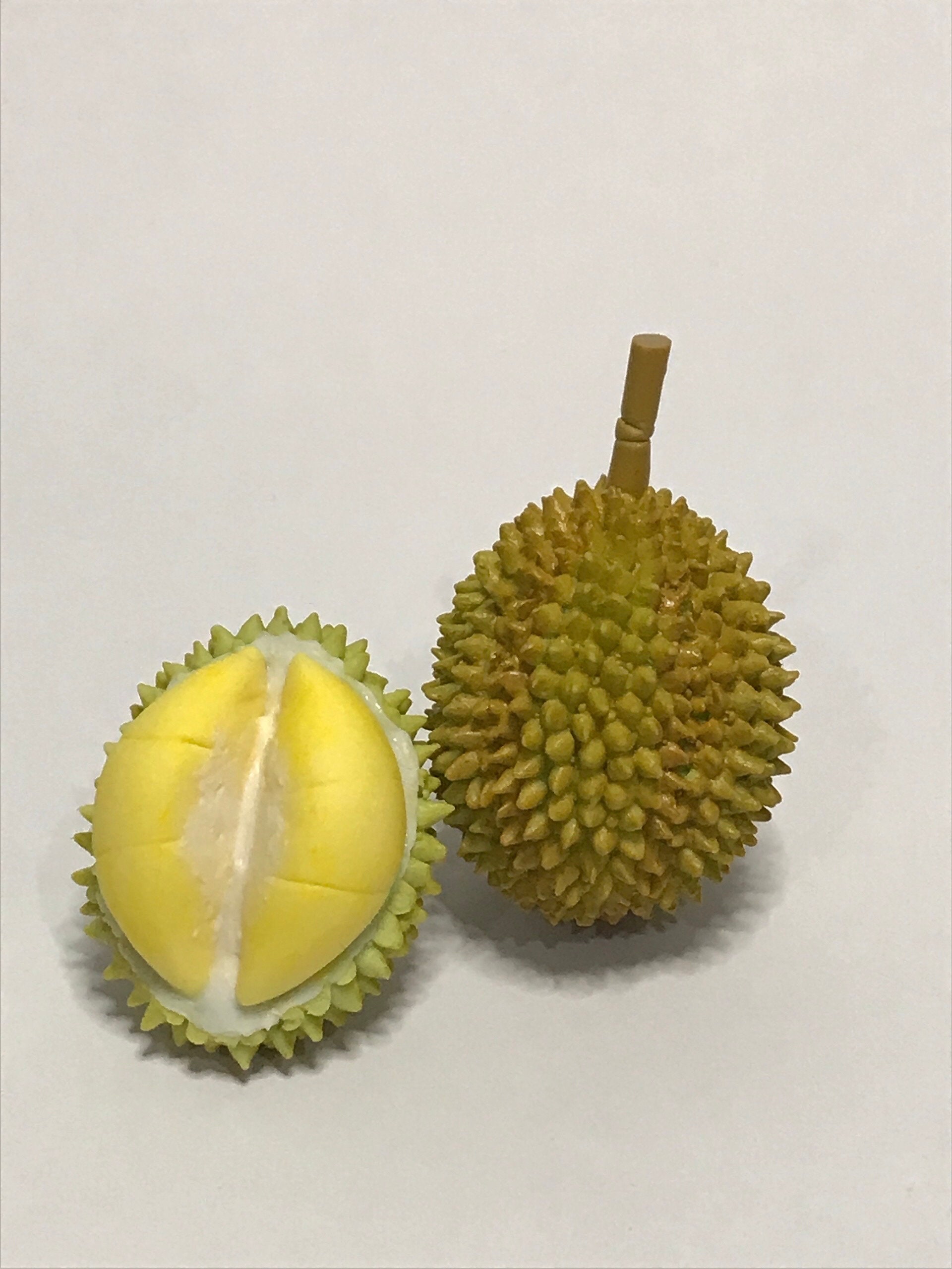 Mini Durian, Miniature Durian, Fruit for Dollhouse, Handmade Miniatures ...