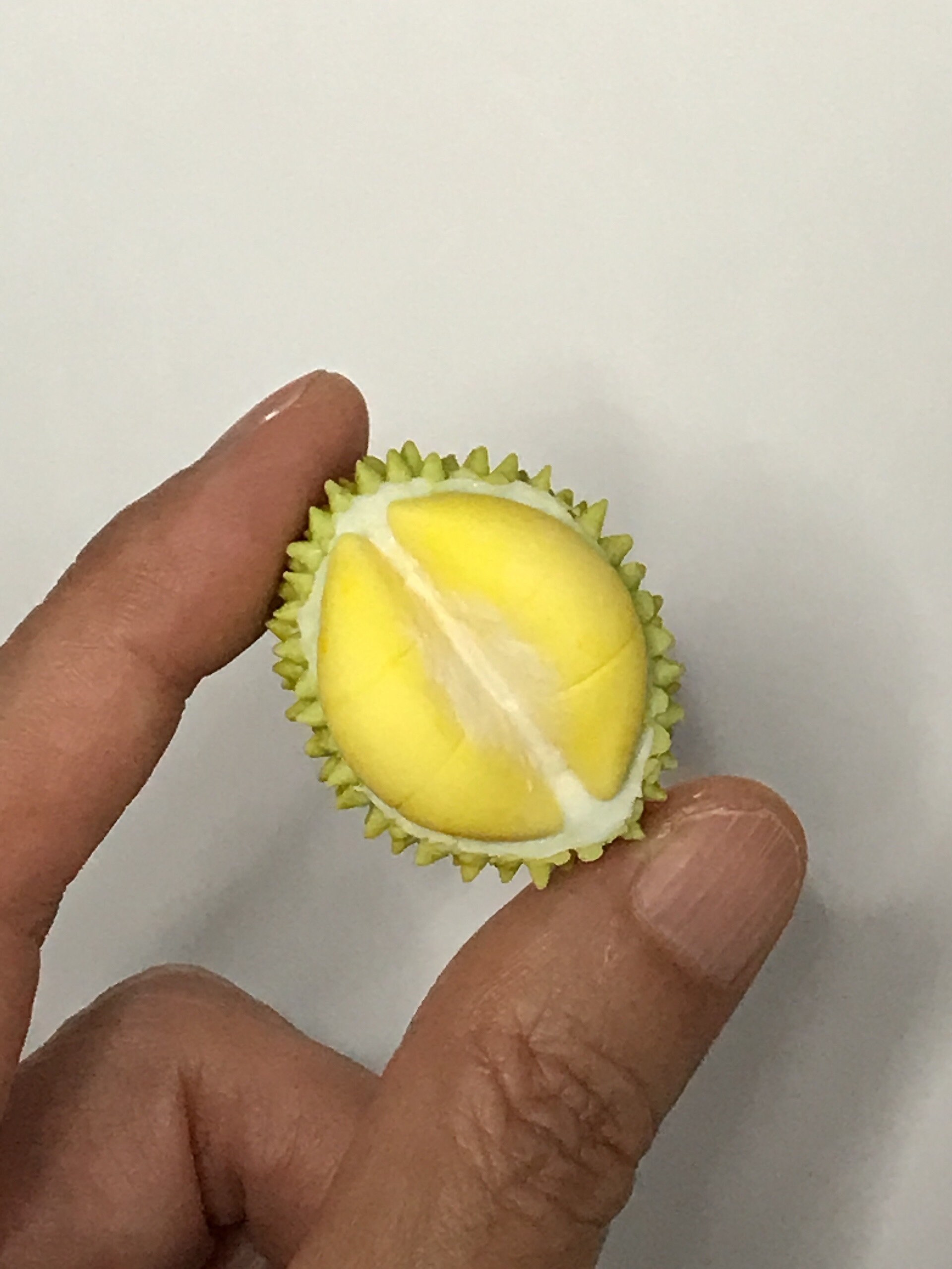 Mini Durian, Miniature Durian, Fruit for Dollhouse, Handmade Miniatures ...