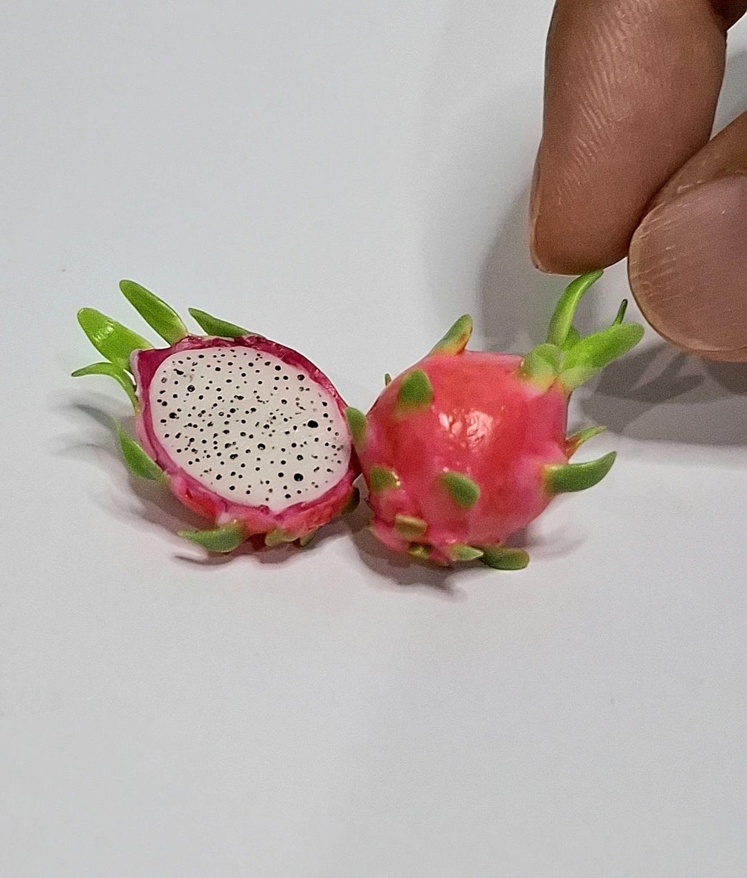 Miniature Dragon Fruit, Mini Fruits, Mini Dragon Fruit, Dollhouse Fruit ...