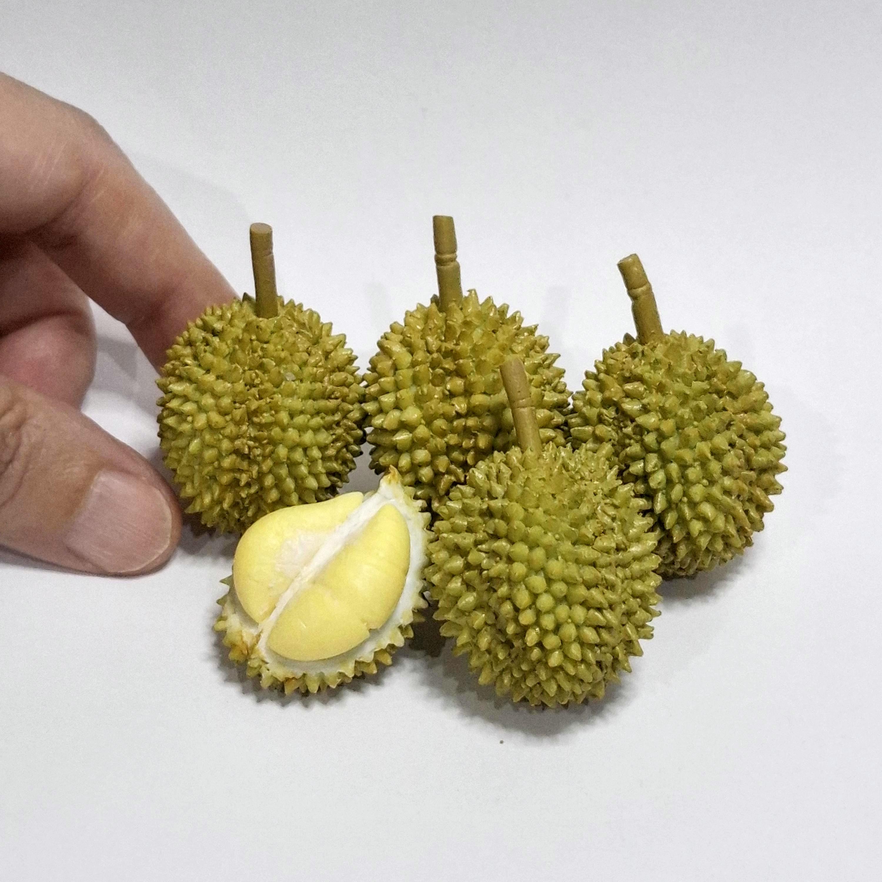 Mini Durian, Miniature Durian, Fruit for Dollhouse, Handmade Miniatures ...